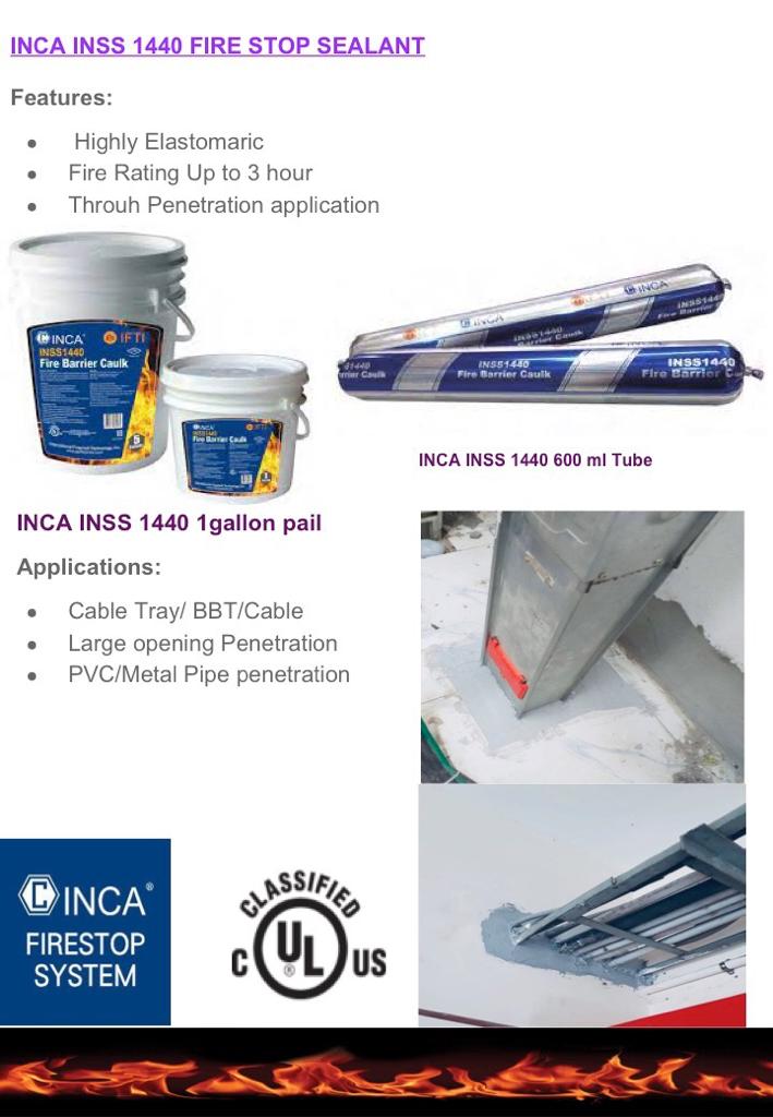 INSS1440 Fire Barrier Caulk – ASIAN INTERNATIONAL